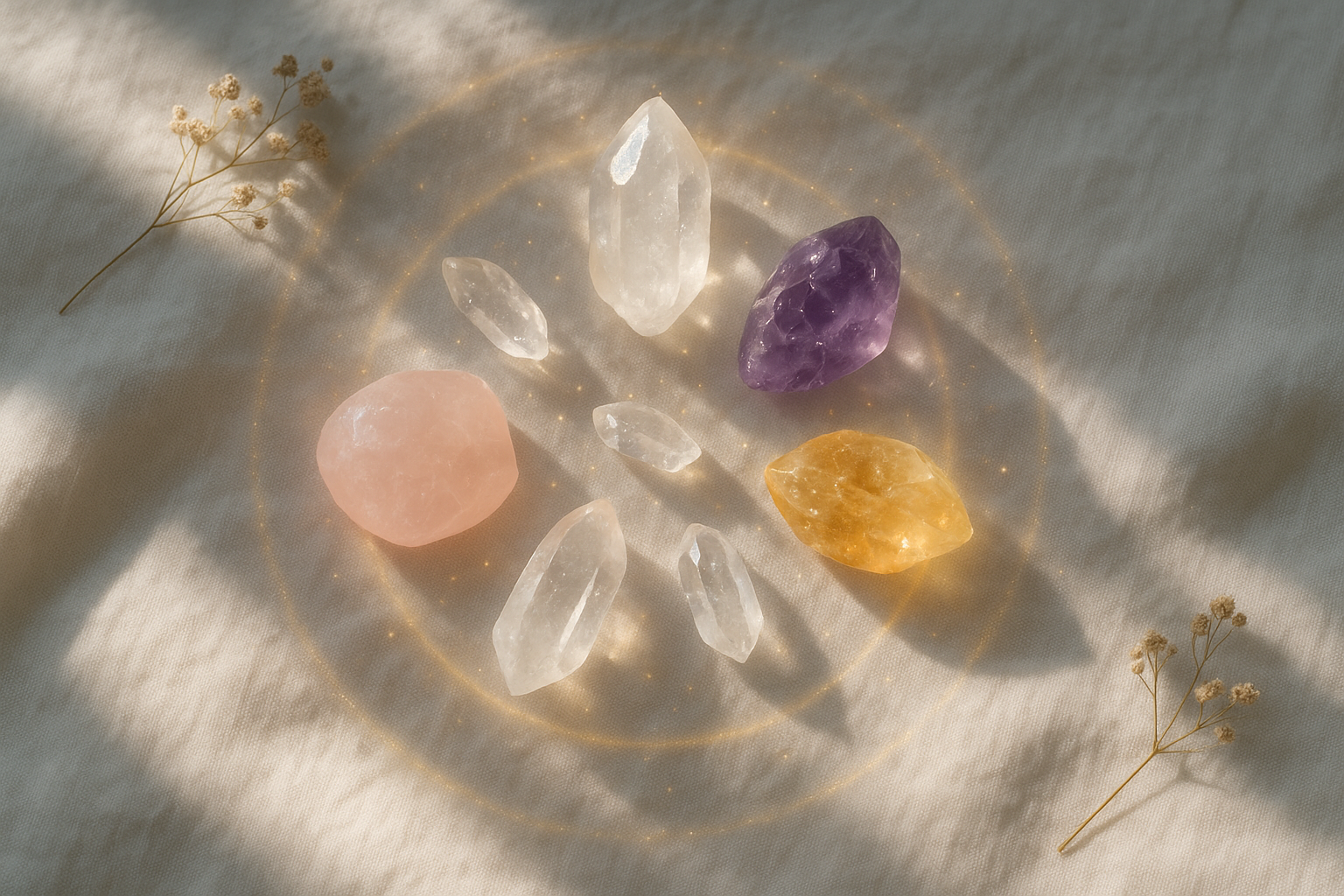 Crystal Names & Meanings: Rose Quartz, Amethyst & More – Happy Headway